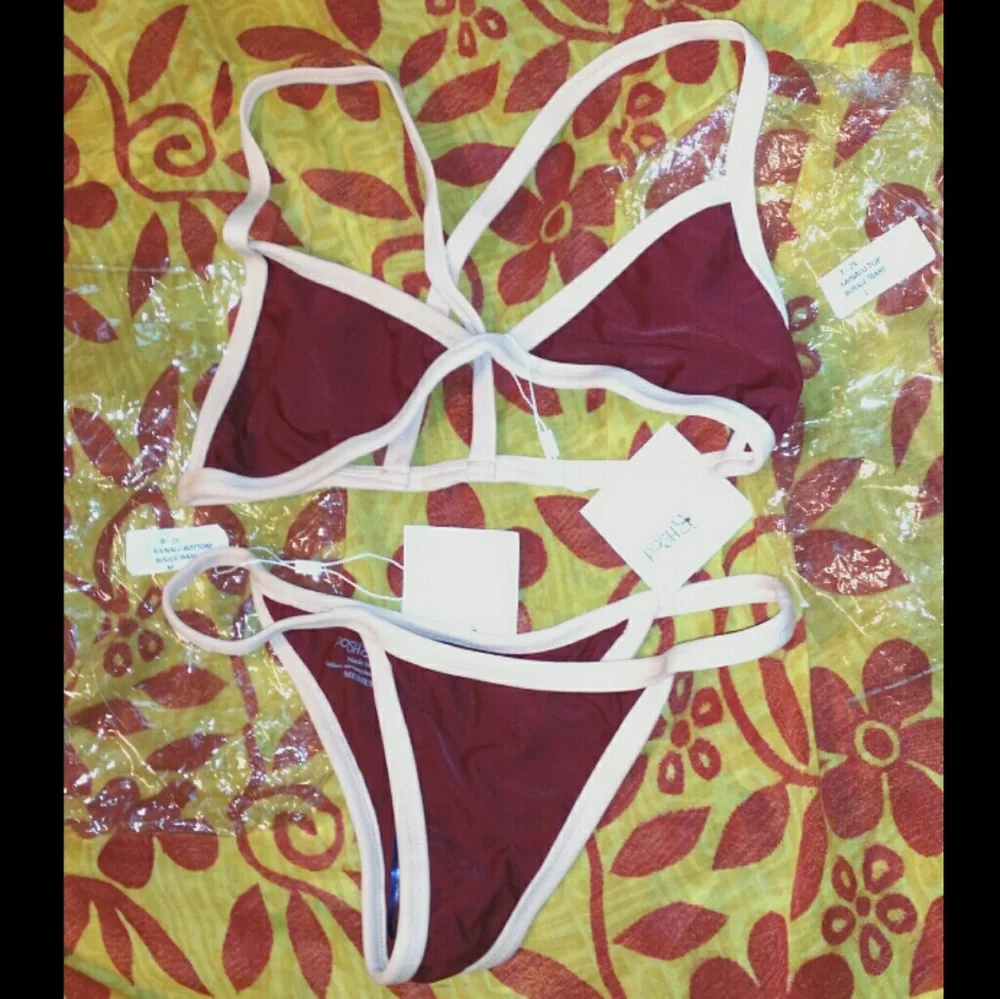 Posh Pua | Swim | Kainalu Bikini Set Rouge Bare Posh Pua M L Maroon ...